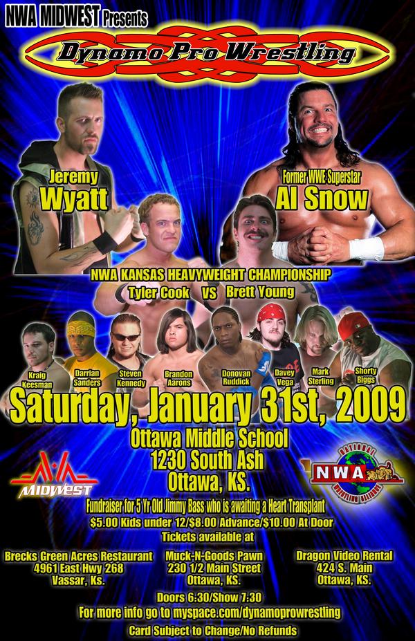 Dynamo Pro Wrestling hours in Kansas. « Missouri Wrestling Revival